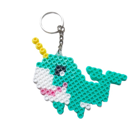 NKawaiiThings | Accessories | Keychains Set 3 Perler Hand Made | Poshmark